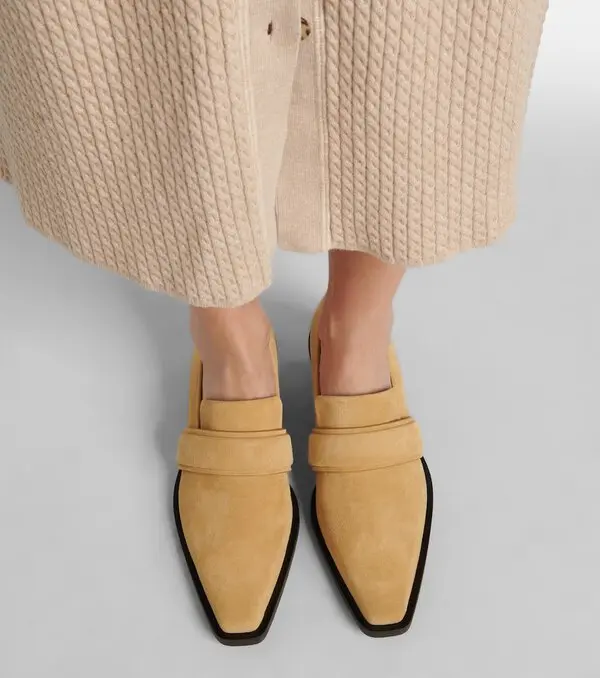 Proenza Schouler Bronco Suede Loafers