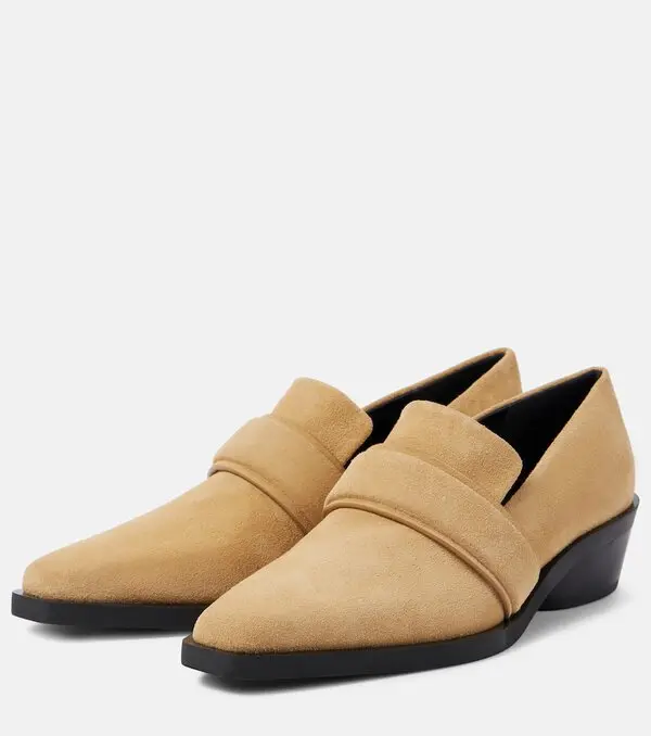 Proenza Schouler Bronco Suede Loafers