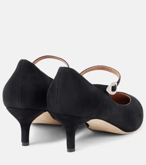 MALONE SOULIERS X Tabitha Simmons Kate 45 Suede Pumps