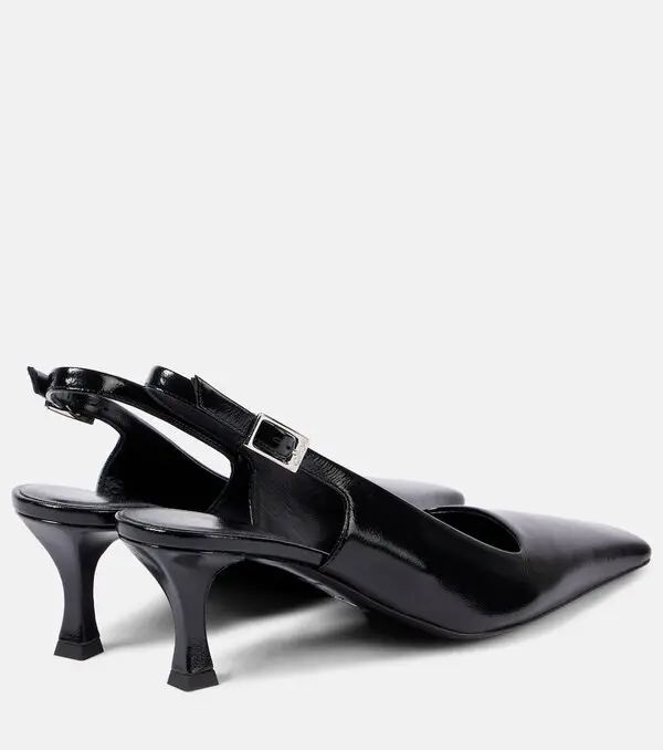 Proenza Schouler 65 Leather Slingback Pumps
