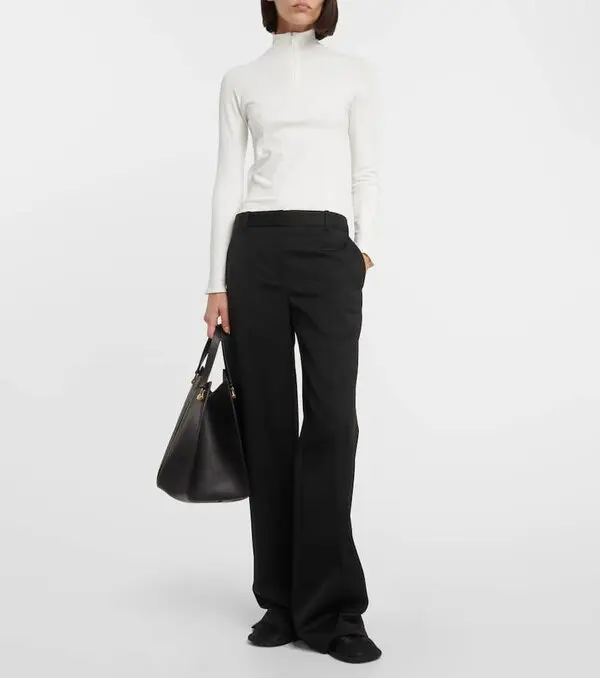 THE ROW Patti Zip-up Top