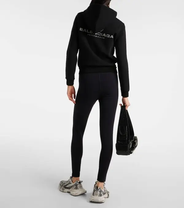 Balenciaga Cotton-blend Jersey Hoodie