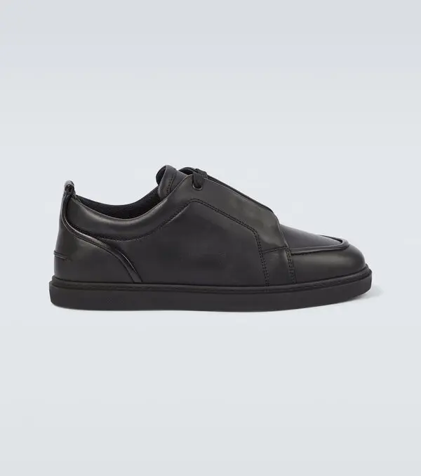 CHRISTIAN LOUBOUTIN Jimmy Leather Sneakers - Black