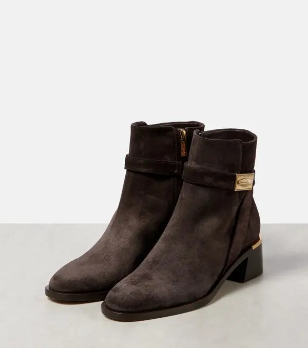 JIMMY CHOO Diantha 45 Suede Ankle Boots