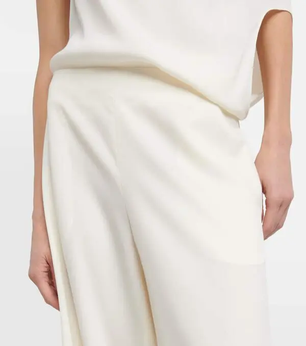 THE ROW Dela Wool Wide-leg Pants