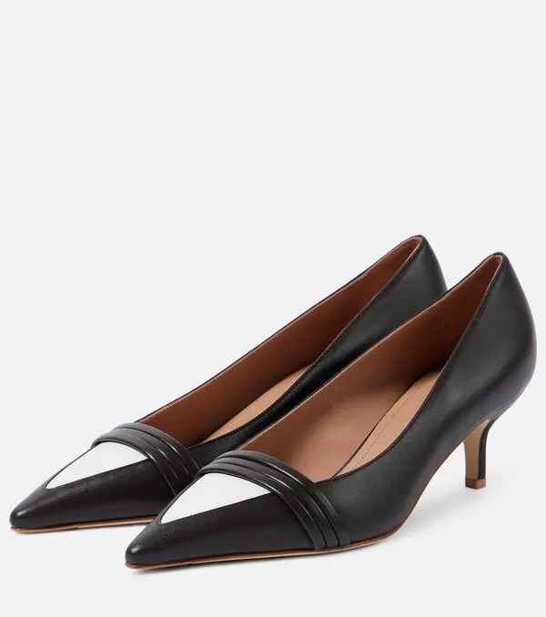 MALONE SOULIERS Tecla 45 Leather Pumps