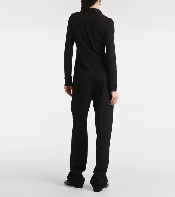 NILI LOTAN Liam Cotton Shirt - Black