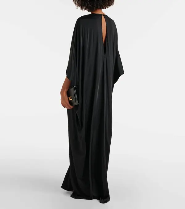 TOM FORD Gathered Satin Jersey Kaftan