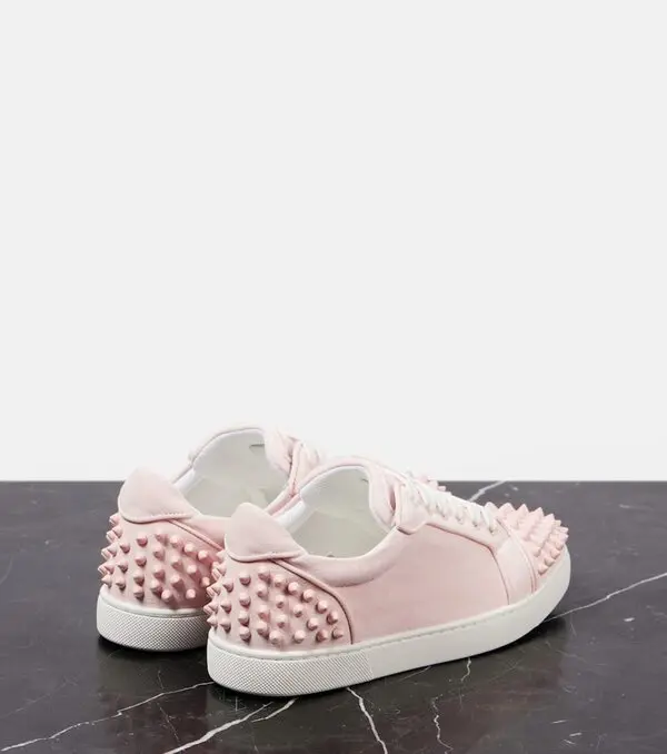CHRISTIAN LOUBOUTIN Vieira 2 Studded Leather Sneakers