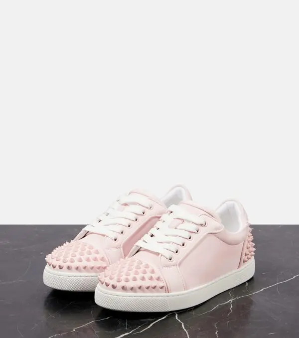 CHRISTIAN LOUBOUTIN Vieira 2 Studded Leather Sneakers