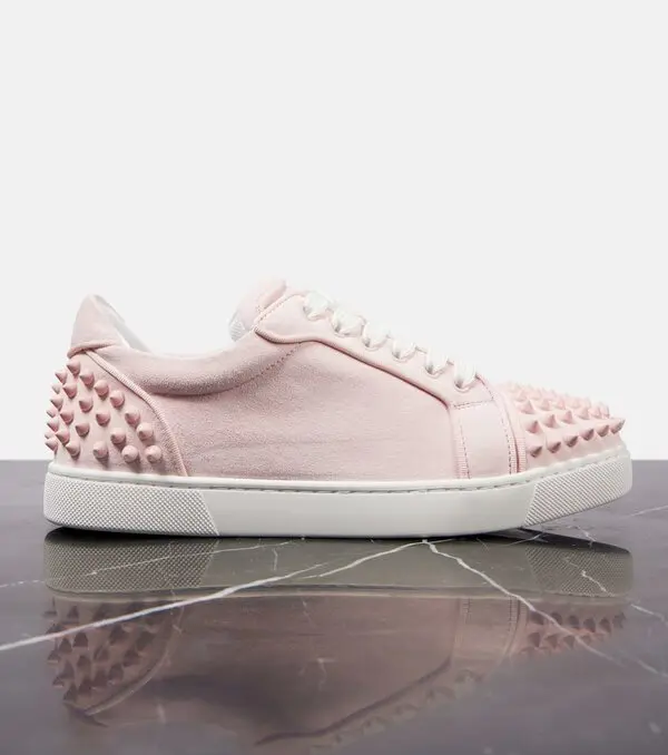 CHRISTIAN LOUBOUTIN Vieira 2 Studded Leather Sneakers