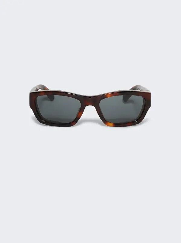 Linda Farrow X Jacquemus Les Lunettes Meridiano Sunglasses - Brown