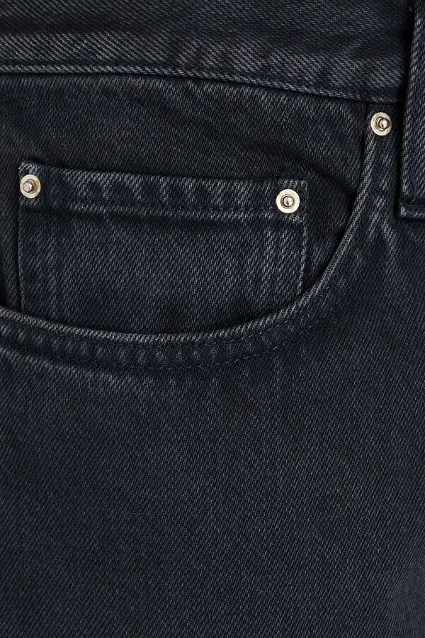 TOTEME High-rise Straight-leg Jeans - Black