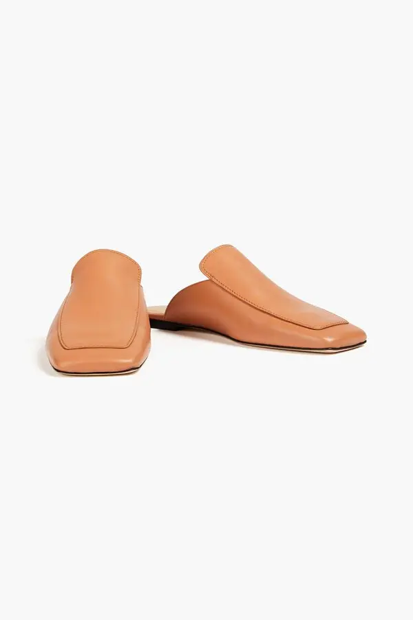 WANDLER Megan Leather Loafers - Tan