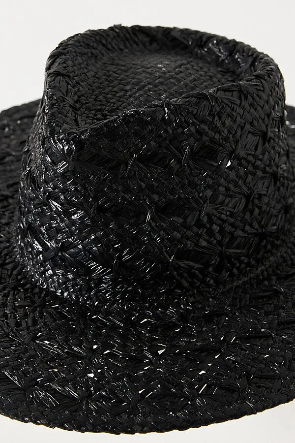Wyeth Woven Straw Rancher Hat In Black - 62% Off | Editorialist display picture 3