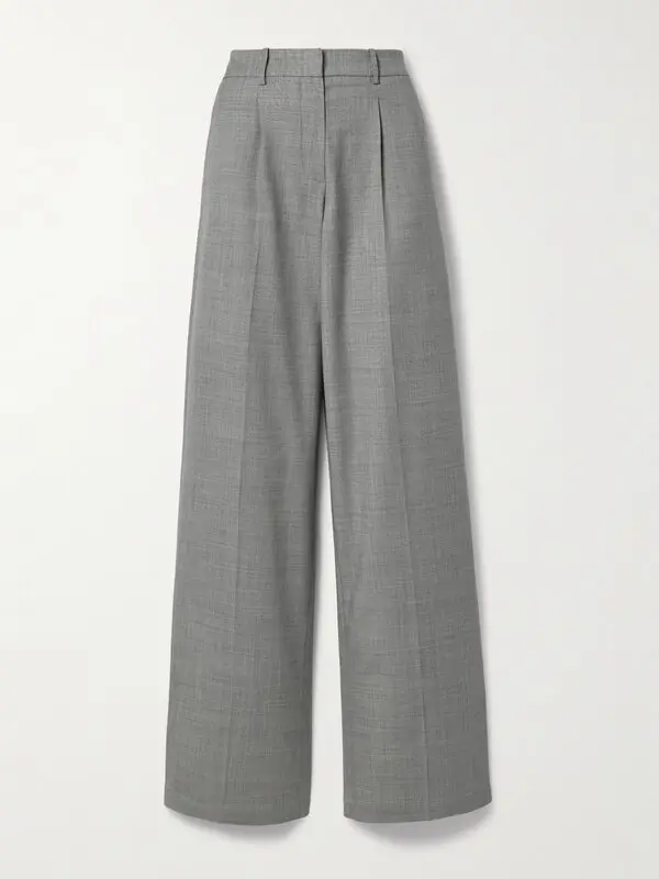 Magda Butrym Pleated Wool-blend Pants