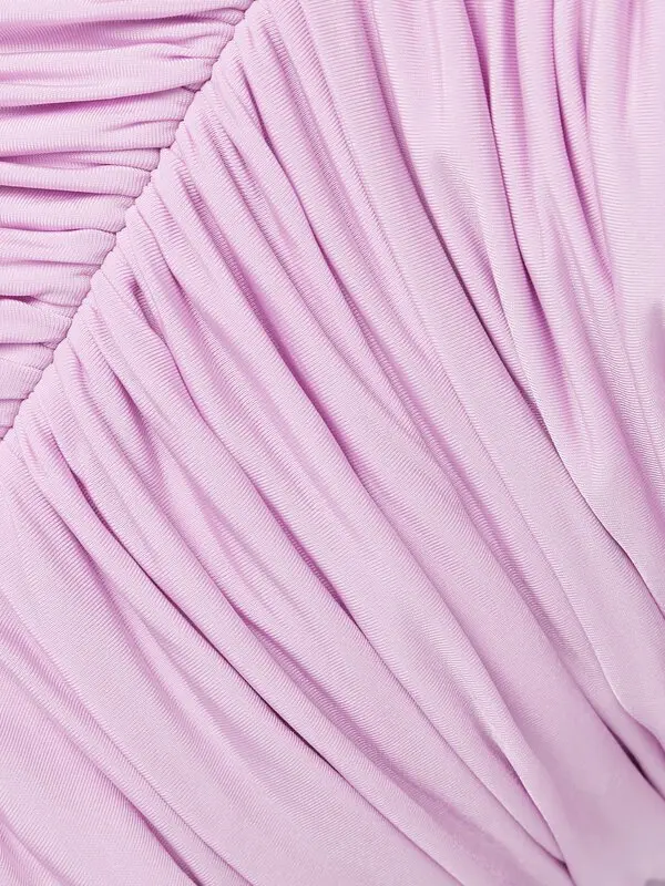 Magda Butrym Ruched Midi Dress - Pink