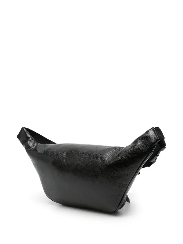 Balenciaga Explorer Leather Belt Bag - Black