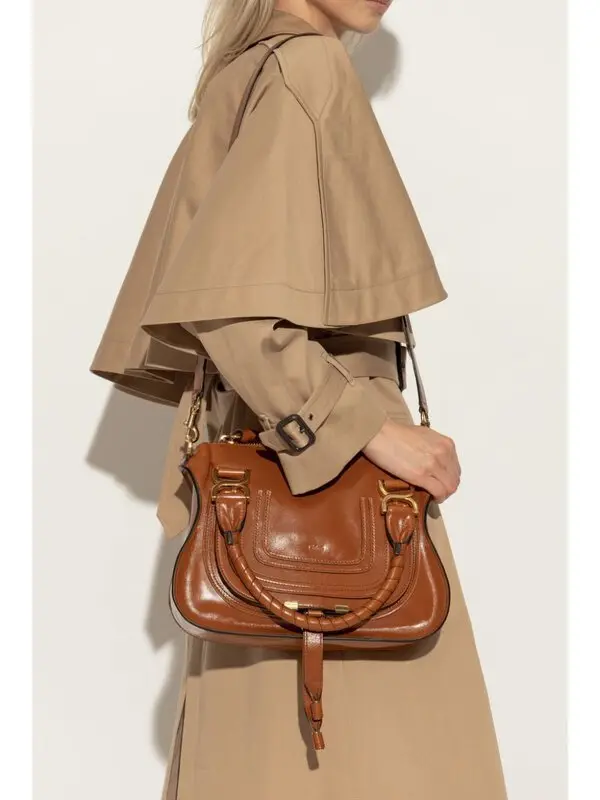 Chloé Leather Tote Bag - Brown