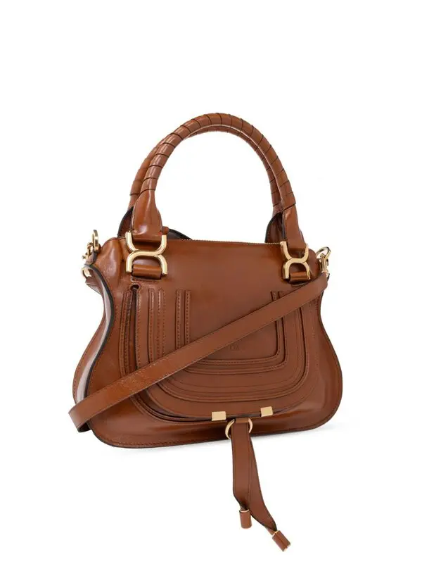 Chloé Leather Tote Bag - Brown