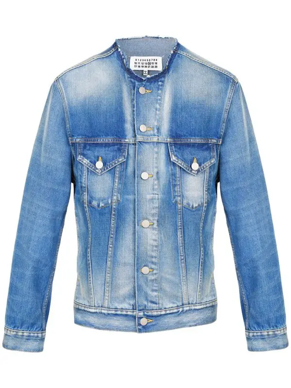 MAISON MARGIELA Collarless Denim Jacket
