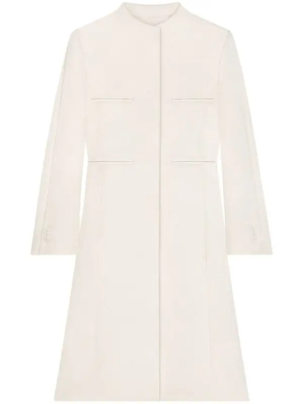 COURREGES Heritage Logo-appliqué Coat