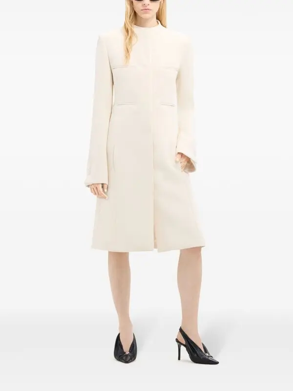 COURREGES Heritage Logo-appliqué Coat