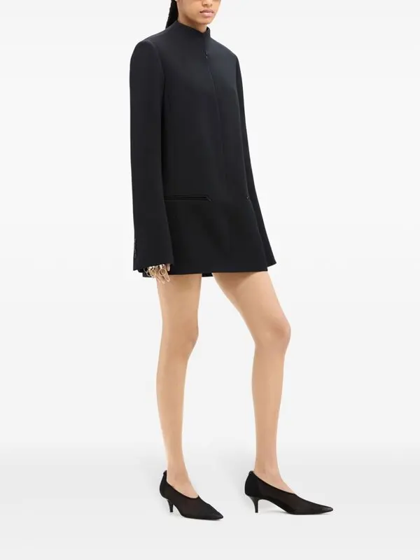 COURREGES Front-zipped Mini Dress With Cut-outs