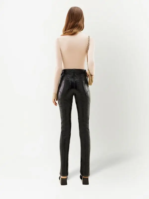 COURREGES Five-pocket Vinyl Trousers