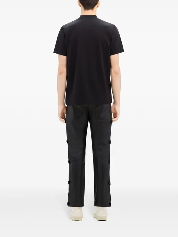 COURREGES Volcano Logo-appliqué Cotton T-shirt