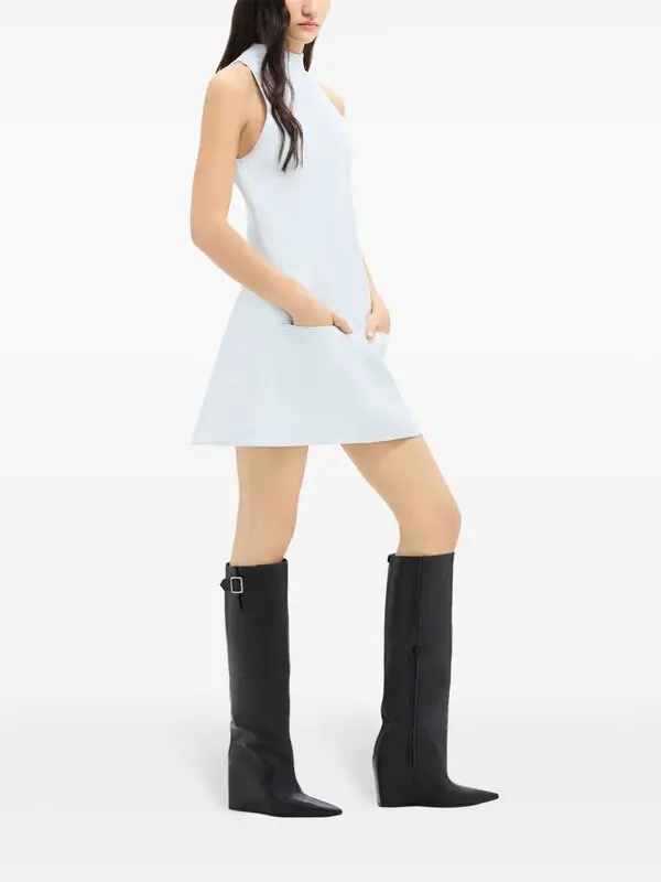 COURREGES Sleeveless A-line Dress - Blue
