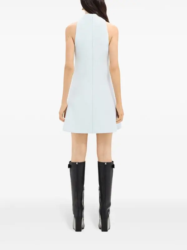 COURREGES Sleeveless A-line Dress - Blue