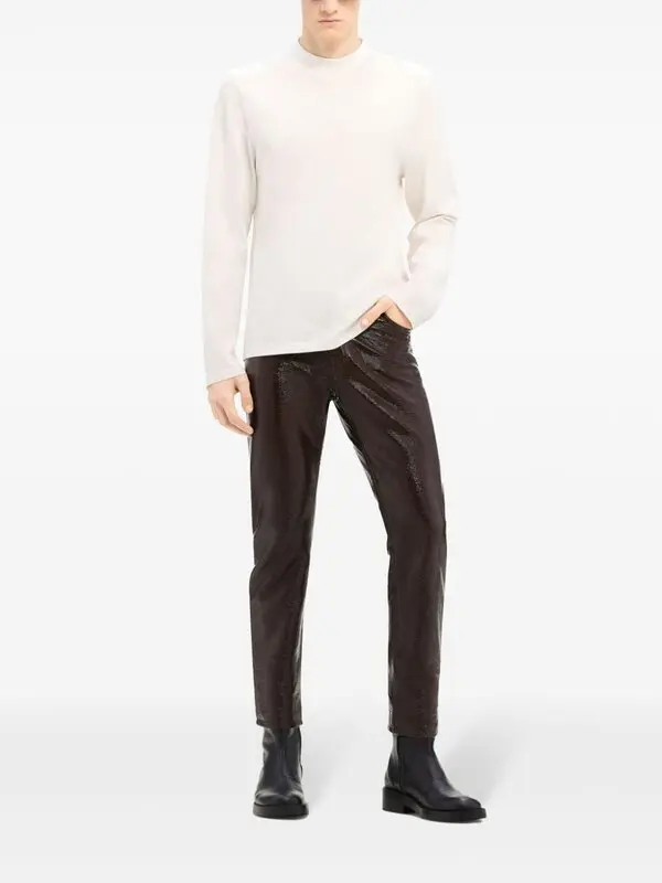 COURREGES Volcano Logo-appliqué T-shirt - Neutrals