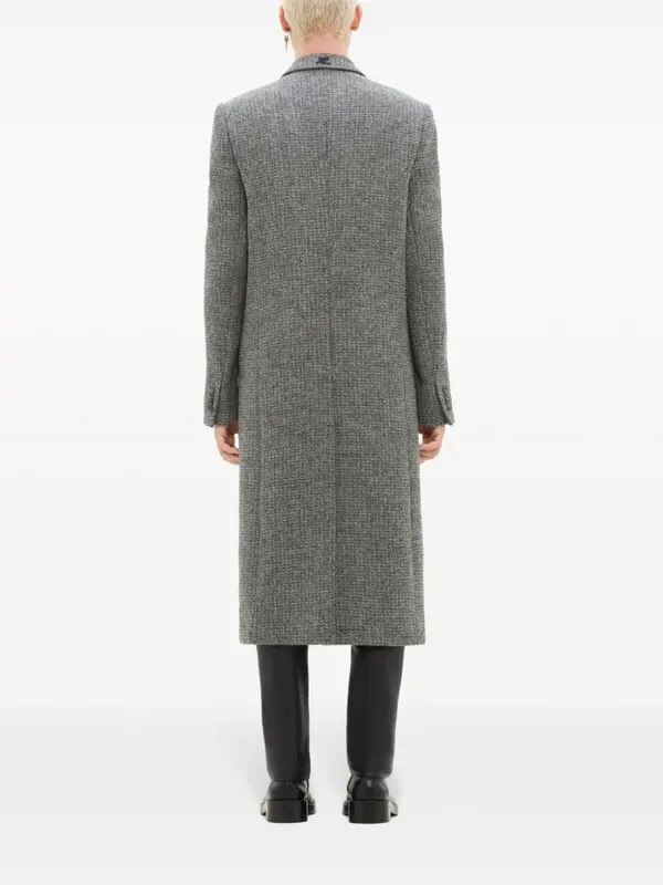 COURREGES Single-breasted Wool-blend Coat