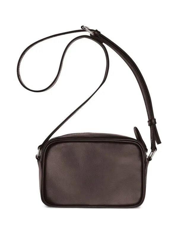 COURREGES Reedition Leather Camera Bag - Brown