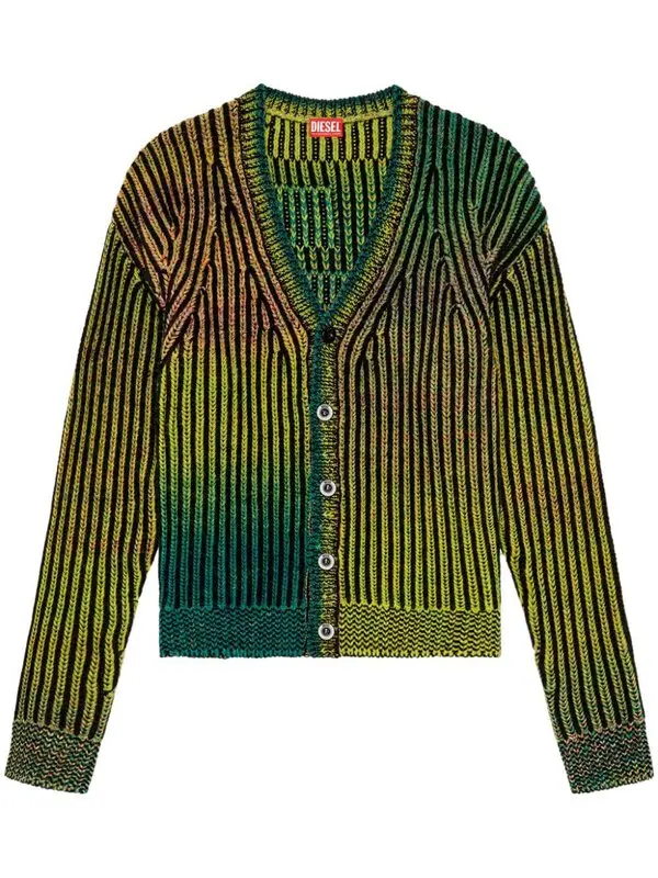DIESEL® Oakland Ribbed Cardigan