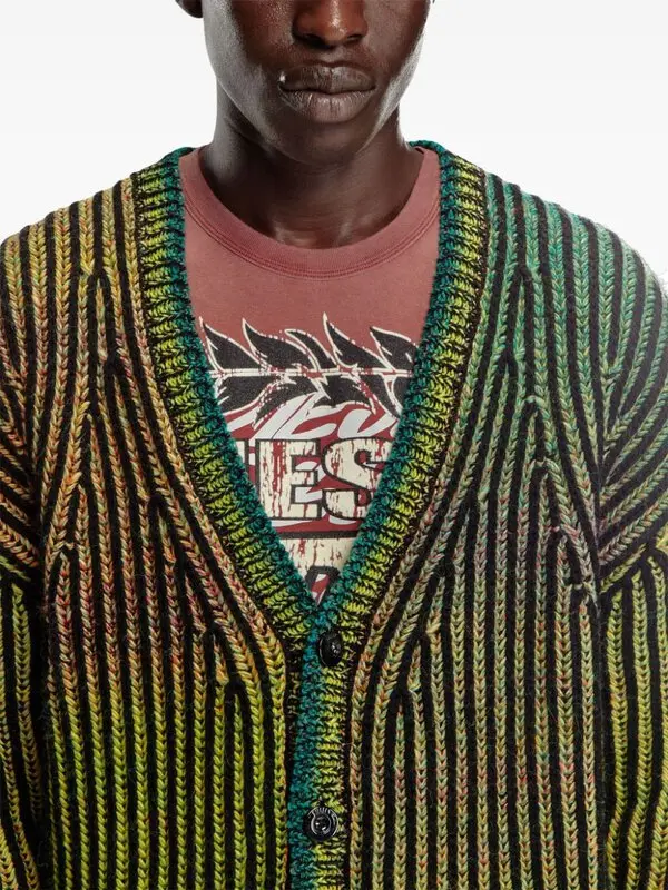 DIESEL® Oakland Ribbed Cardigan