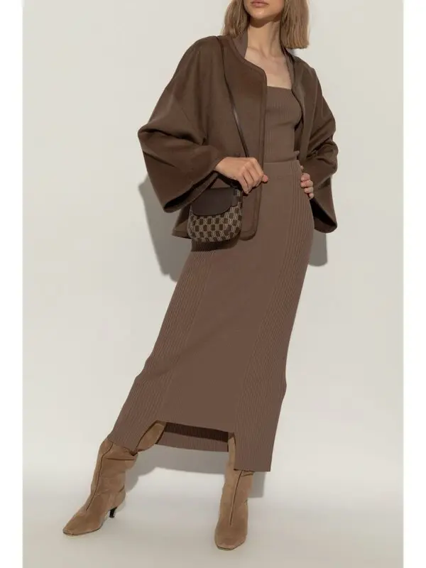 BY MALENE BIRGER Merine Ribbed Midi Skirt