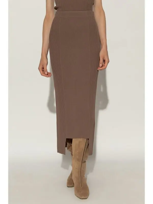 BY MALENE BIRGER Merine Ribbed Midi Skirt
