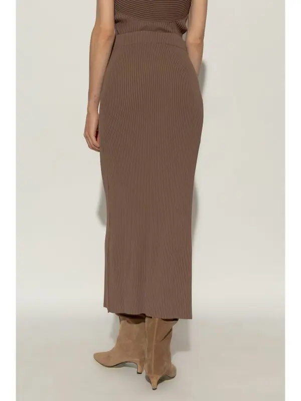 BY MALENE BIRGER Merine Ribbed Midi Skirt