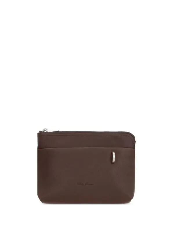 Rick Owens Saddle Leather Wallet - Brown