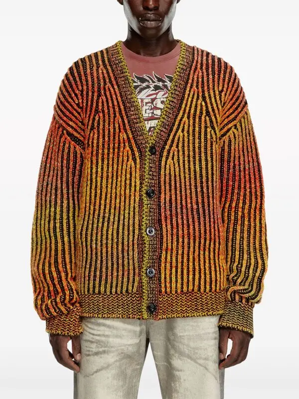 DIESEL® Oakland Ribbed Cardigan