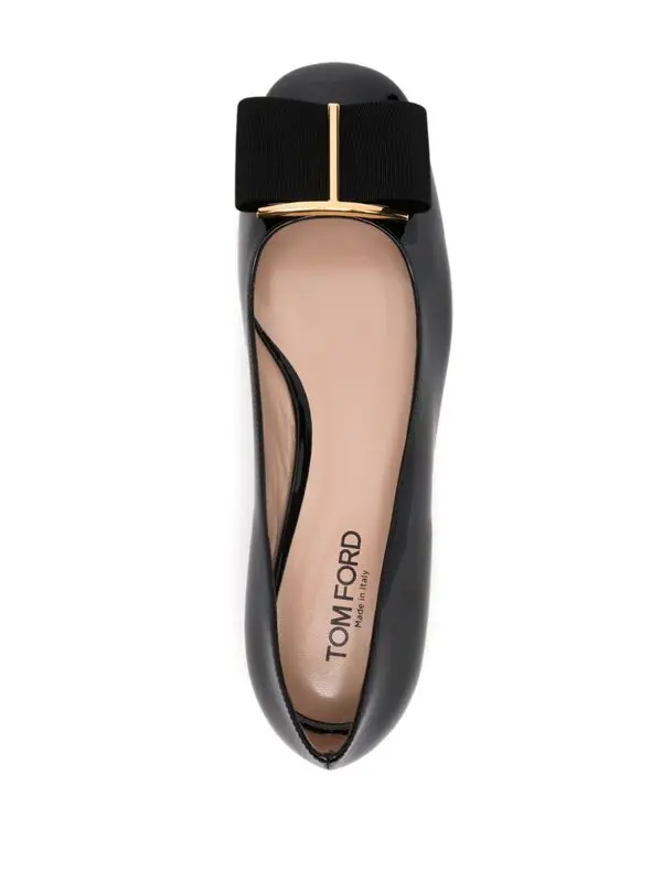 TOM FORD Audrey 20mm Patent Ballerina Shoes
