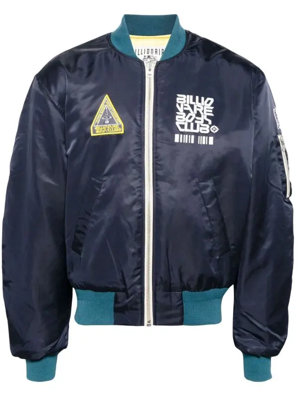 BILLIONAIRE BOYS CLUB Outerbanks Bomber Jacket - Blue