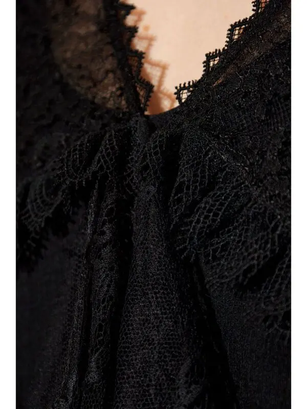 Chloé Lace Silk Top