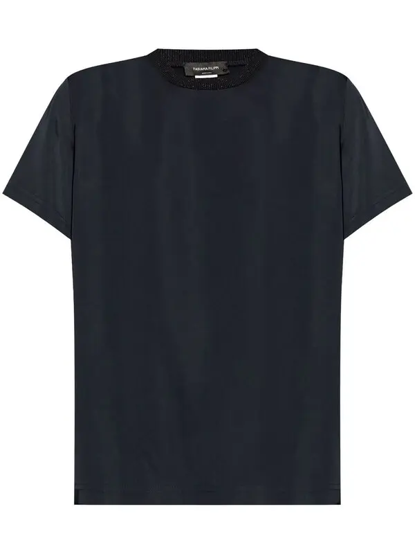 Fabiana Filippi Decorative Neck T-shirt