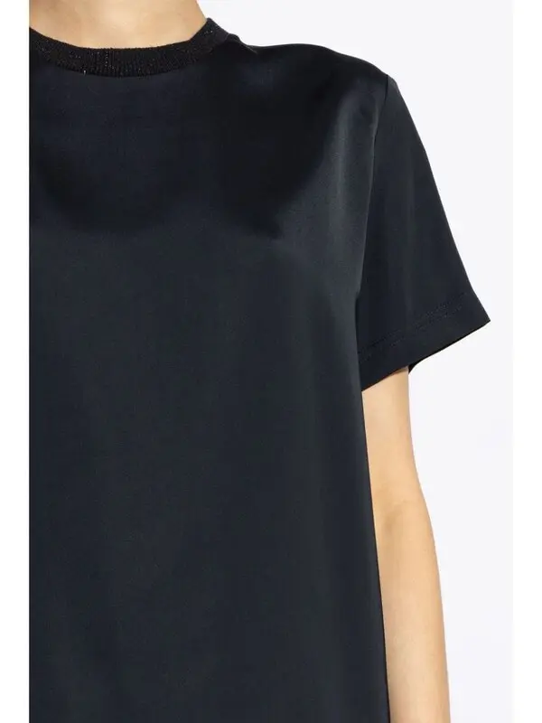 Fabiana Filippi Decorative Neck T-shirt