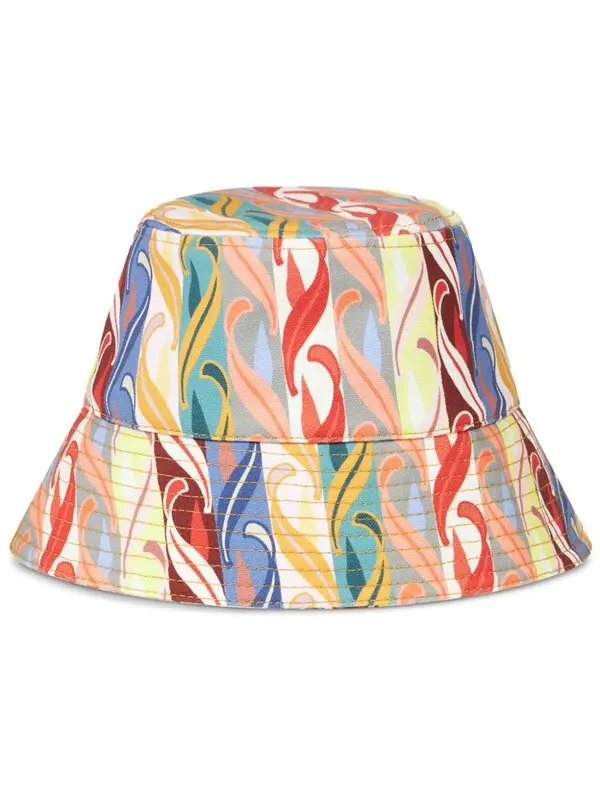 Etro Abstract-print Bucket Hat - White