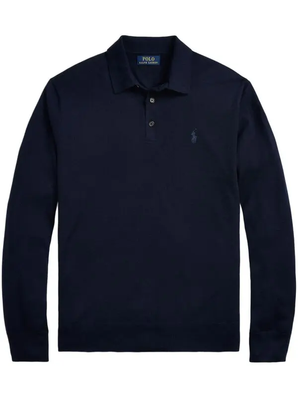 Polo Ralph Lauren Long-sleeved Wool Polo Shirt