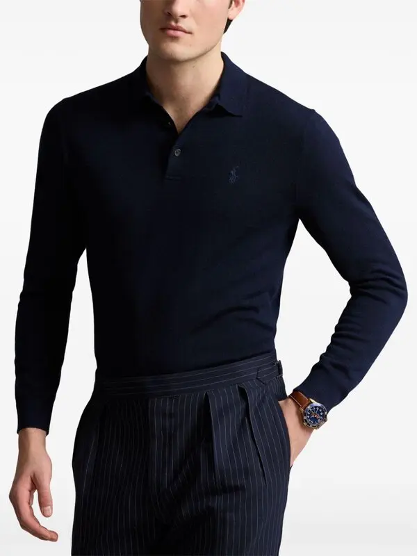 Polo Ralph Lauren Long-sleeved Wool Polo Shirt